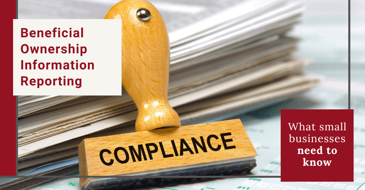 New Requirements for Small Businesses: Beneficial Ownership Information Reporting | Red Bike ...